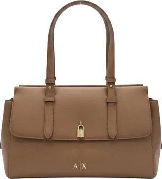 A|X Armani Exchange Marionette Shopper - Femme - Sacs - Brun - Taille: ONE Size