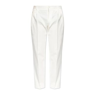 Dolce & Gabbana Homme, Pantalons, Beige, Taille: L Pantalon de costume pliss&eacute;