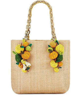 Aquazzura mini sac Punch - Tons neutres