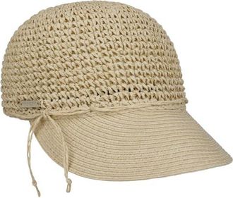 Seeberger Casquette Uni Rollable Crochet Casquette dété visière pour Le Soleil (Taille Unique - Beige)