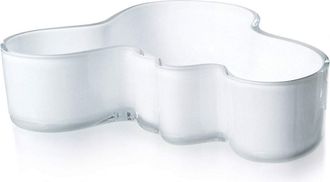 iittala Schale Aalto 50 x 195 mm Wei&szlig; aus Glas