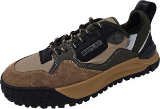 Replay Herren Blix Mixer Sneaker, 3165 Taupe MIL Green, 44 EU