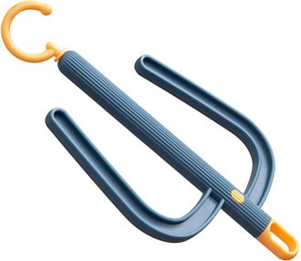 Cabilock Multifunktionaler Schuhhalter aus Abs Kunststoff Drehbarer Schuh Slipper trockner mit Doppelhaken Platzsparend für Zuhause Balkon Outdoor und Schlafsa