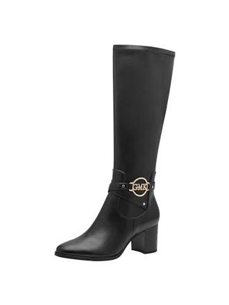 Marco Tozzi by Guido Maria Kretschmer 2-85500-43 Bottines zipp&eacute;es pour Femme Botte Tendance, Noir, 37 EU