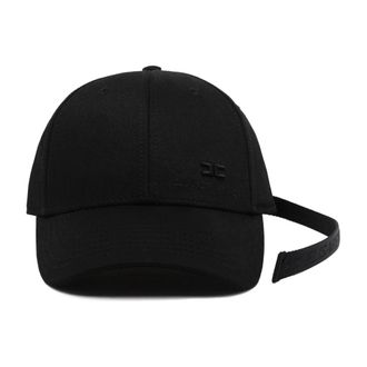 Elisabetta Franchi Femme, Accessoires, Noir, Taille: ONE Size Casquette de baseball en gabardine avec ruban