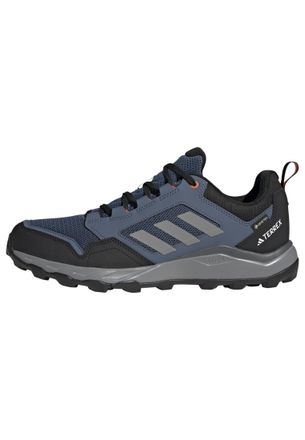 adidas Herren Terrex Tracerocker 2 Gore-TEX Trail Running Shoes Trailrunning-Schuhe, Wonder Steel/Grey Three/Semi Impact Orange, 42 2/3 EU