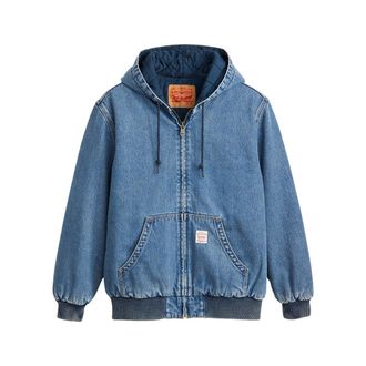 Levi's Potrero Denim Hoodie Jacke Jacke Herren, Med Indigo - Worn In (0007), M