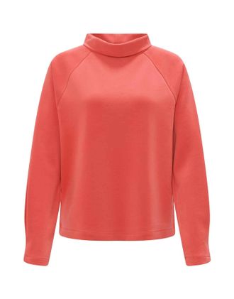 OPUS Damen Sweatshirt | Sweaer GUDIE Regular aus weichem Modal Mix Sweet red, 44