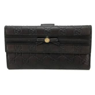 Gucci Portefeuille Pre-owned (tri-pli) - Femme - Pre-owned - Brun - Taille: ONE Size