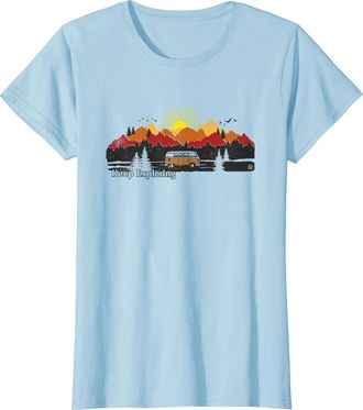Volkswagen VW Camper Mountain Sunrise T-Shirt