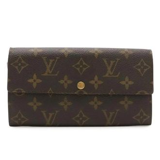 Louis Vuitton Pre-owned Monogram Long Wallet (bi-fold) - - Pre-owned - Damen - Braun - ONE SIZE