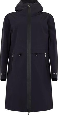 Moorer Long Jacket with Zip - Femme - Vestes - Noir - Taille: 36 FR