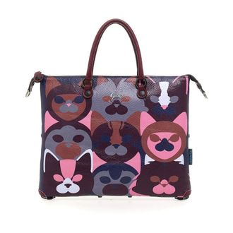 Gabs Femme, Sacs, Multicolore, Taille: ONE Size Sac Convertible Violet en Cuir Shopper Tote