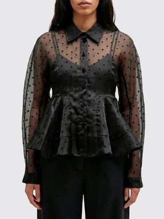 Ganni Chemise GANNI Femme couleur Noir