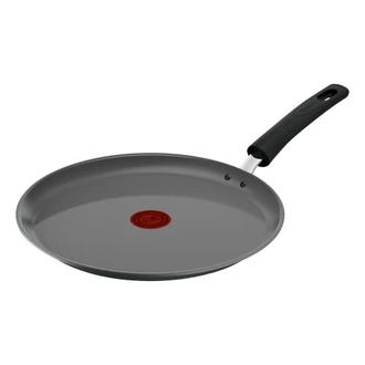 T-fal Po&ecirc;le &agrave; cr&ecirc;pe 28 cm, Cr&ecirc;pi&egrave;re induction, Rev&ecirc;tement c&eacute;ramique, Eco-con&ccedil;ue, Recycl&eacute;e, Cuisson saine, Thermo-Signal, Fabriqu&eacute; en France, Renew C4253913,