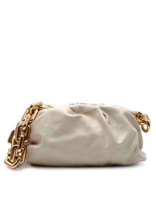Bottega Veneta Chain Pouch Leather Shoulder Bag Size S
