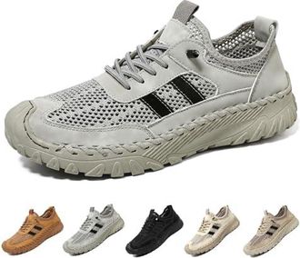 Generic Zenfaze Chaussures orthopédiques pour homme, soutien de la voûte plantaire, chaussures de randonnée orthopédiques à enfiler, en maille respirante et a