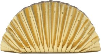 Cult Gaia Clutches - Nala Mini Clutch With Pleated Detailing - Gr. unisize - in Braun - f&uuml;r Damen