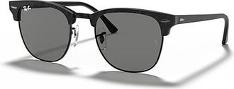 Ray-Ban Clubmaster Marble Sonnenbrillen Schwarz Fassung Grau Glas 51-21