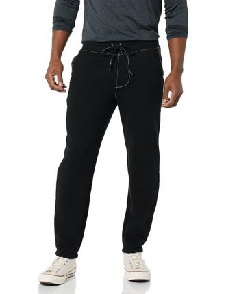 True Religion Herren Big T Jogger Sweatpants, Jet Black, 36-41