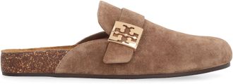 Tory Burch Womens Mules Mellow River Rock-Gold Sandal Rock/gold