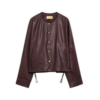Momoni Kaldor Cropped Bomberjacke - - Jackets - Damen - Braun - XS