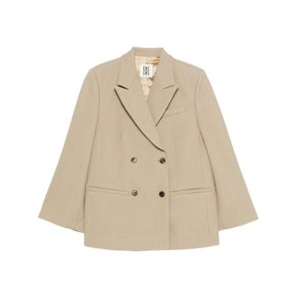 By Malene Birger Ramo Twill Blazer - - Jackets - Damen - Beige - S