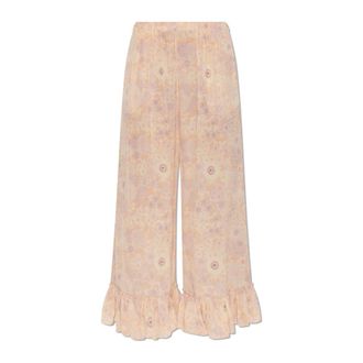 Chlo&eacute; Femme, Pantalons, Rose, Taille: 40 FR Pantalon en soie
