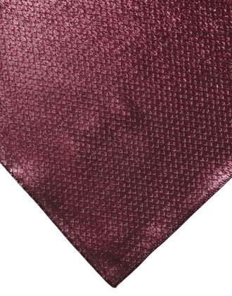 Dolce & Gabbana Mens Metallic Pink Silk Square Foulard Scarf Pl+se