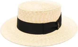 Borsalino Homme, Accessoires, Beige, Taille: 60 CM Borsalino Hats Beige