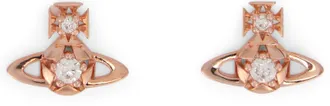 Vivienne Westwood Womens Earrings Reina Bronze Brass