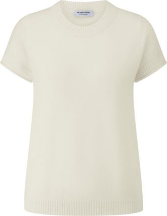 Peter Hahn Rundhals-Pullover Peter Hahn weiss