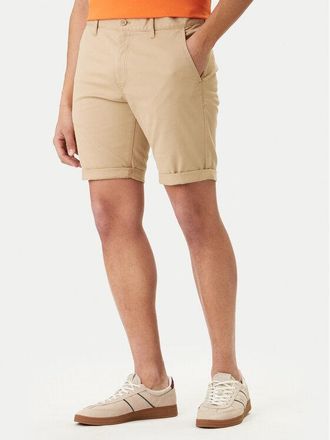 Tommy Jeans Stoffshorts Scanton DM0DM22852 Beige Slim Fit