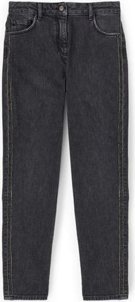 Motivi Femme, Jeans, Noir, Taille: 34 FR MUM Fit Jeans