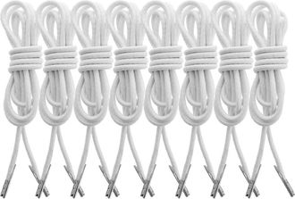 DOITOOL 8 St&uuml;ck Teiliges Wei&szlig;e Ersatzseile f&uuml;r Garten Lounge st&uuml;hle Elastische Runde Verst&auml;rkungsb&auml;nder Strapazierf&auml;hige Reparaturseile f&uuml;r Klappbare Liegest&uuml;