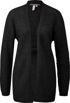 QS by s.Oliver Locker gestrickte Jacke mit &uuml;berschnittener Schulter