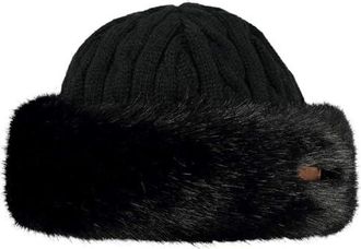 Barts Fur Cable Bandhat, Béret Mixte, Noir (BLACK 0001), Taille unique (Taille fabricant: UNI)