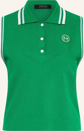 Marc Cain Strick-Poloshirt gruen