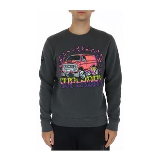 Superdry Homme, Sweatshirts et sweats à capuche, Gris, Taille: 2XL SweaT-shirts