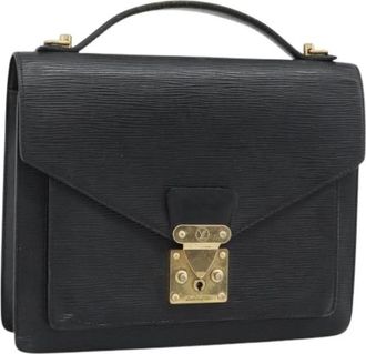 Louis Vuitton Pre-owned Sac &agrave; main vintage en cuir Epi - Femme - Pre-owned - Noir - Taille: ONE Size