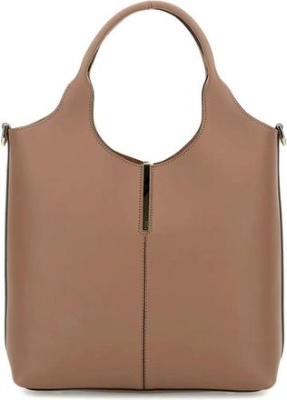 Tod's Femme, Sacs, Brun, Taille: ONE Size EBR Due Manici Piccola Tote