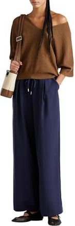 Benetton Maglia Scollo V M/M 115gd10cs Sweater, Marron, M Femme