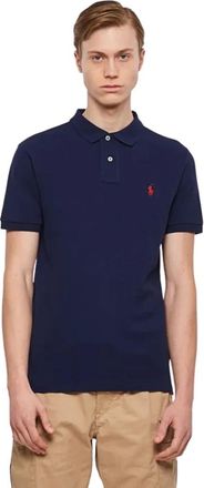 Polo Ralph Lauren Homme, Tops, Bleu, Taille: XL Polo en maille &agrave; manches courtes