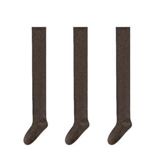 Generic Wateresty Chaussettes de compression mi-hautes pour femme, 3 cafés, Taille unique