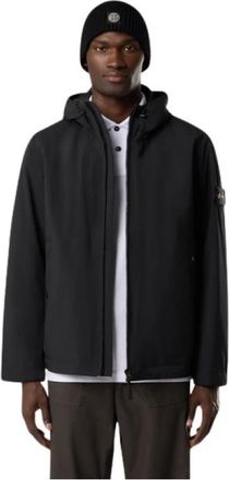 Stone Island Homme, Vestes, Noir, Taille: XL Soft Shell-R Padded Jacket