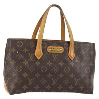 Louis Vuitton Sac &agrave; main vintage en toile doccasion - Femme - Pre-owned - Brun - Taille: ONE Size