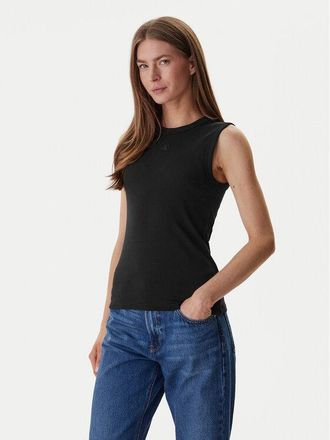Calvin Klein Jeans Top LV047B265G Schwarz Slim Fit