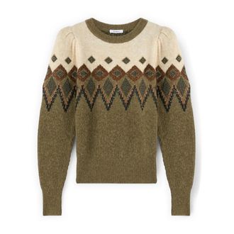 Motivi Damen, Strickwaren, Grün, XSGröße