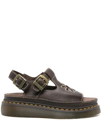 Dr. Martens sandales Dunnet Flower - Marron
