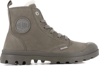 Palladium Damen Pampa Hi Zip Wl Stiefelette, grau, 43 EU